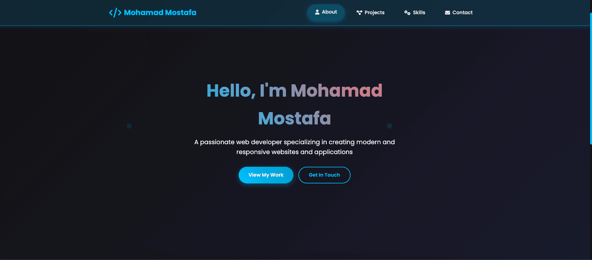 Mohamad Mostafa - Full Stack Developer & Cybersecurity Expert